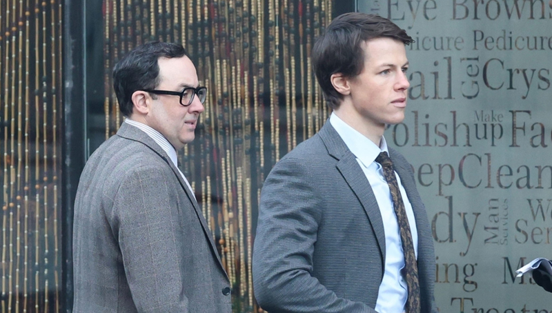 Milo Callaghan Spotted Filming USA Network’s ‘Rainmaker’ TV Series in ...