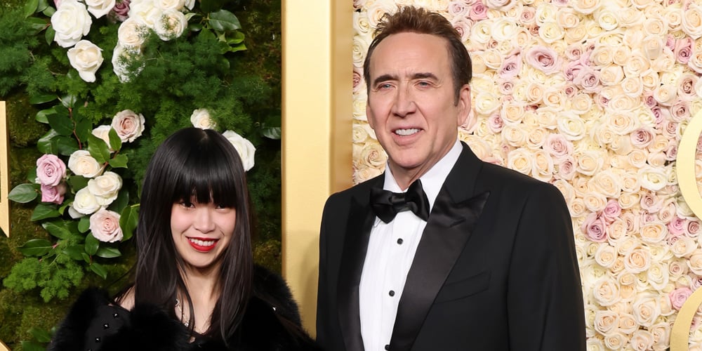 Nicolas Cage & Wife Riko Shibata Have a Date Night at Golden Globes 2025 | 2025 Golden Globes ...