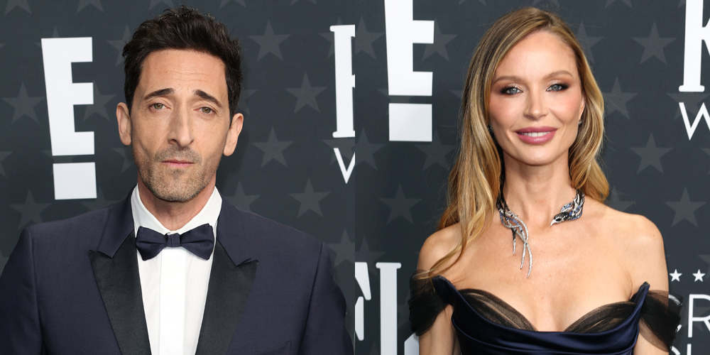 Adrien Brody Joined by Partner Georgina Chapman at Critics Choice ...