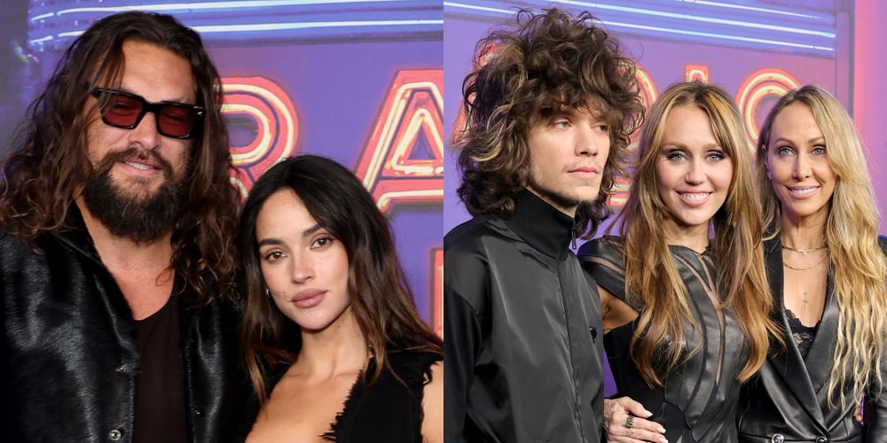 Jason Momoa & Adria Arjona, Miley Cyrus & Maxx Morando Make Red Carpet Debuts at ‘SNL50: The ...