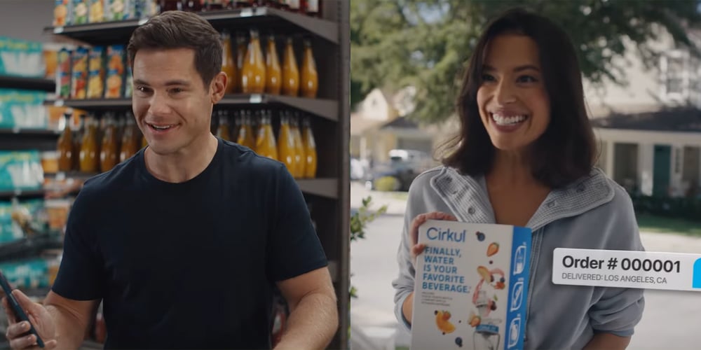Cirkul Super Bowl Commercial 2025: Adam Devine & Real-Life Wife Chloe ...