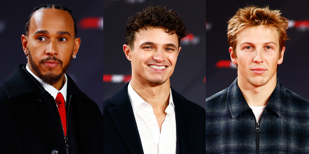F1 Stars Lewis Hamilton, Lando Norris, Liam Lawson & More Attend F1 75 ...