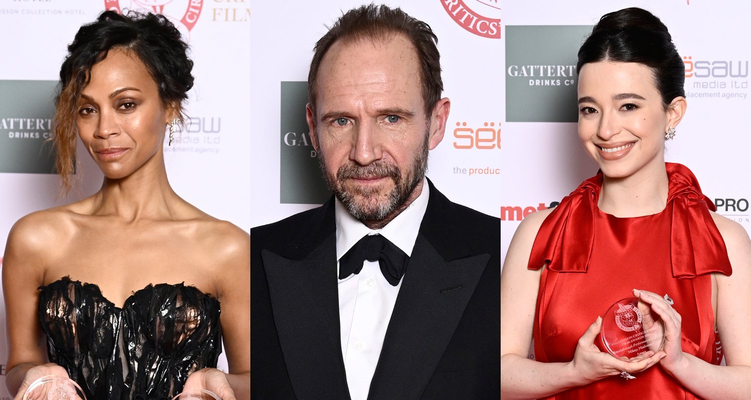 Zoe Saldana, Ralph Fiennes, & Mikey Madison Win Big at London Critics ...