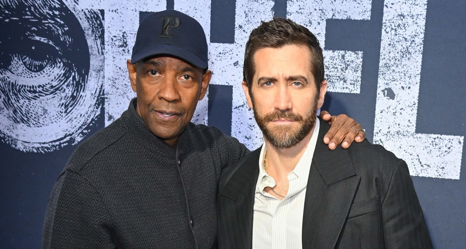 Denzel Washington & Jake Gyllenhaal Step Out to Promote Broadway Show ...