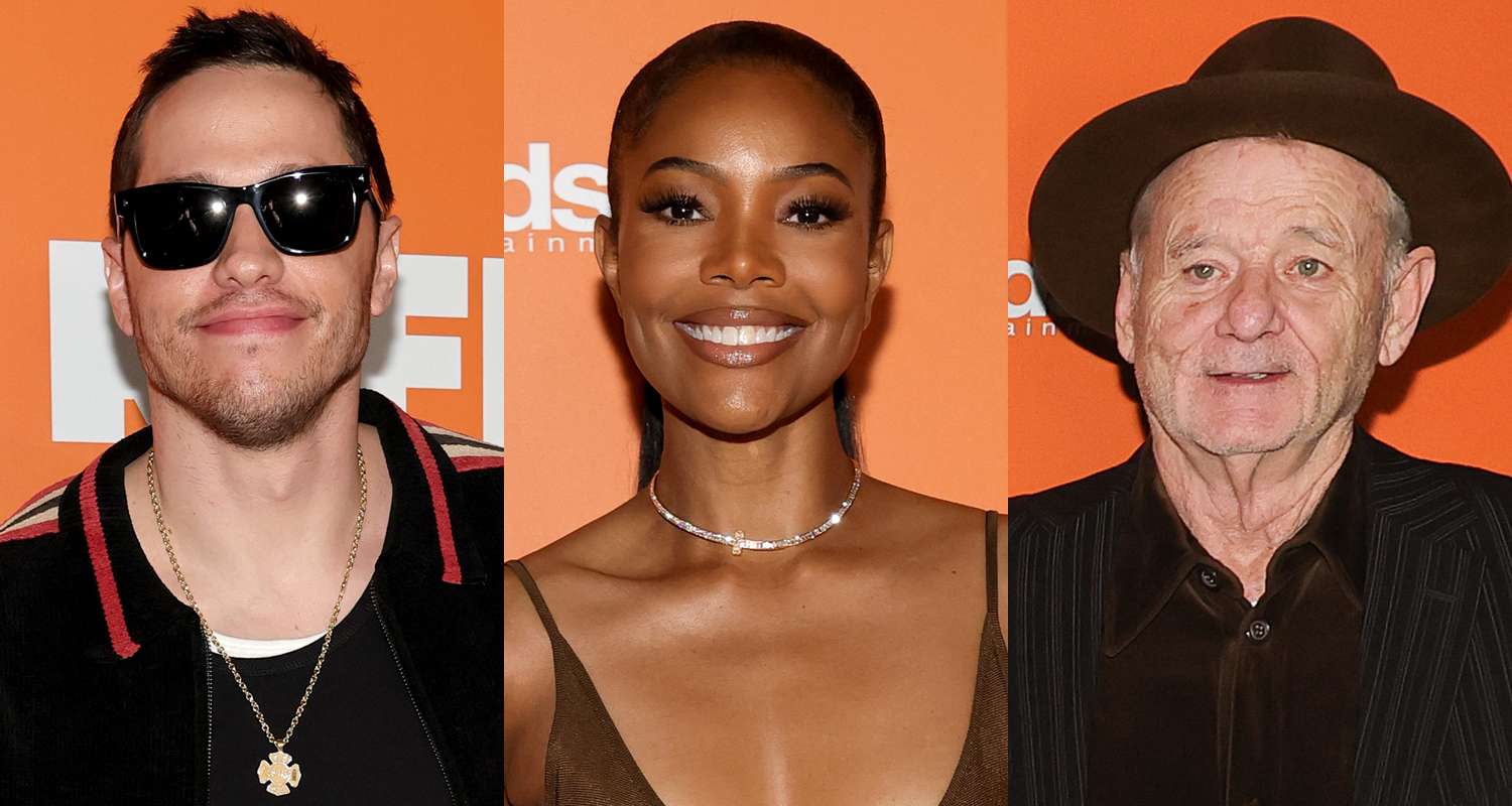 Pete Davidson, Gabrielle Union, & Bill Murray Step Out for ‘Riff Raff ...