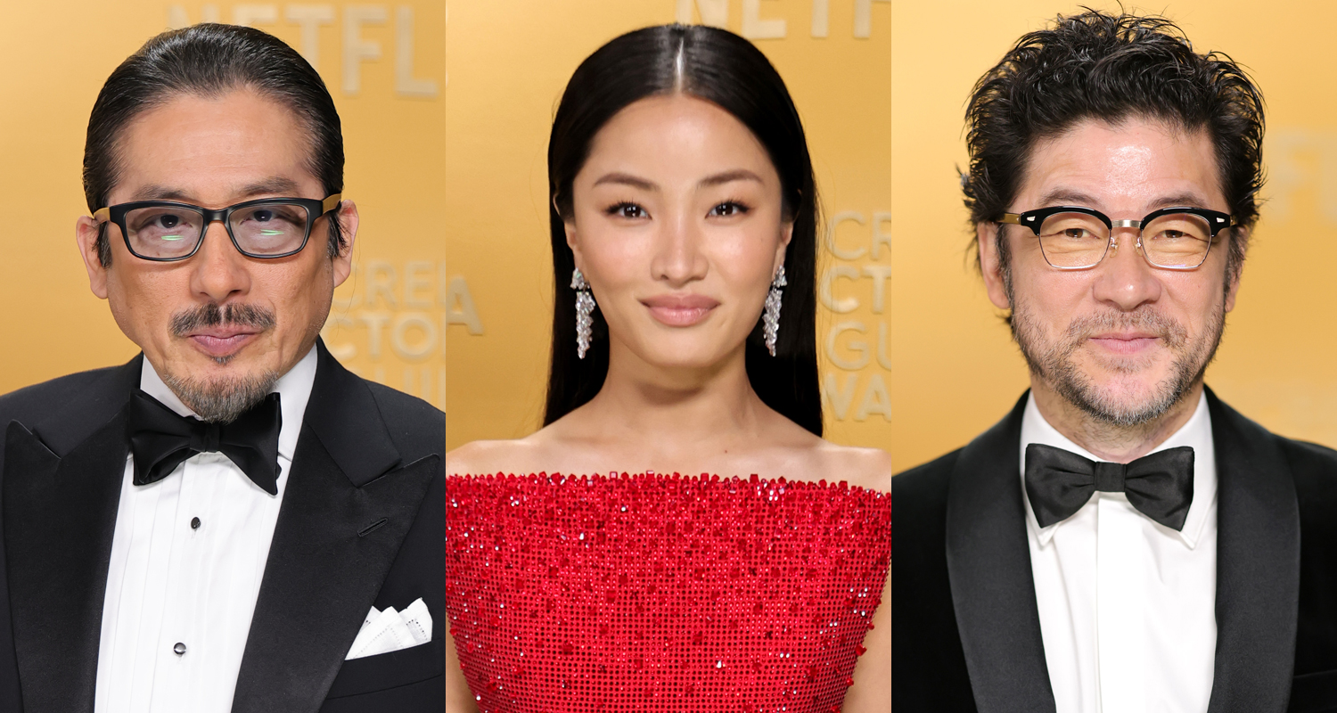 ‘Shogun’ Stars Hiroyuki Sanada, Anna Sawai, & Tadanobu Asano Arrive in Style for SAG Awards 2025 ...