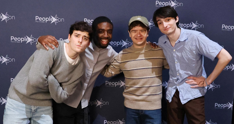 Stranger Things’ Four Main Actors Reunite for Paris Fan Convention ...