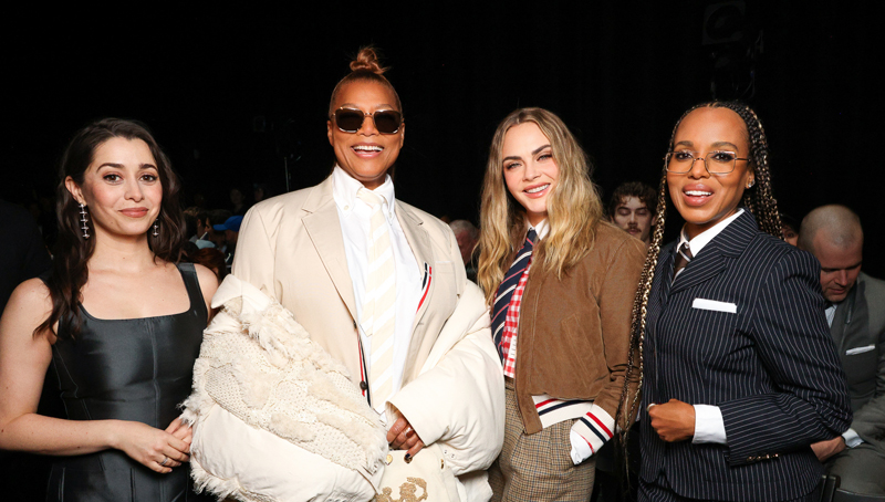 Queen Latifah, Cara Delevingne, & Many More Attend Thom Browne’s NYFW ...