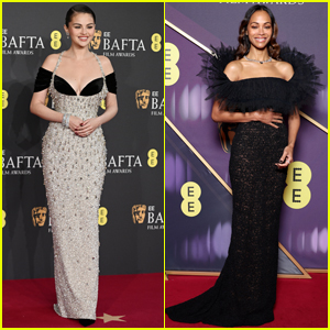 Nominees Selena Gomez & Zoe Saldana Arrive for BAFTAs 2025! | 2025 BAFTAs, BAFTAs, Marco Perego ...