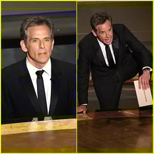 Ben Stiller Runs Into Stage Mishap While Presenting Award at Oscars ...