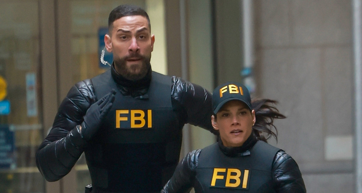 Zeeko Zaki & Missy Peregrym Jump Into Action Filming ‘FBI’ in NYC | FBI, Missy Peregrym, Zeeko ...