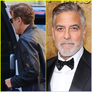 George Clooney Ditches Signature Silver Hair, Debuts New Brunette Look! | Amal Alamuddin Clooney ...