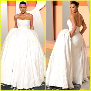 Kim Kardashian’s Vanity Fair Oscar Party Dress Looks Different From the ...