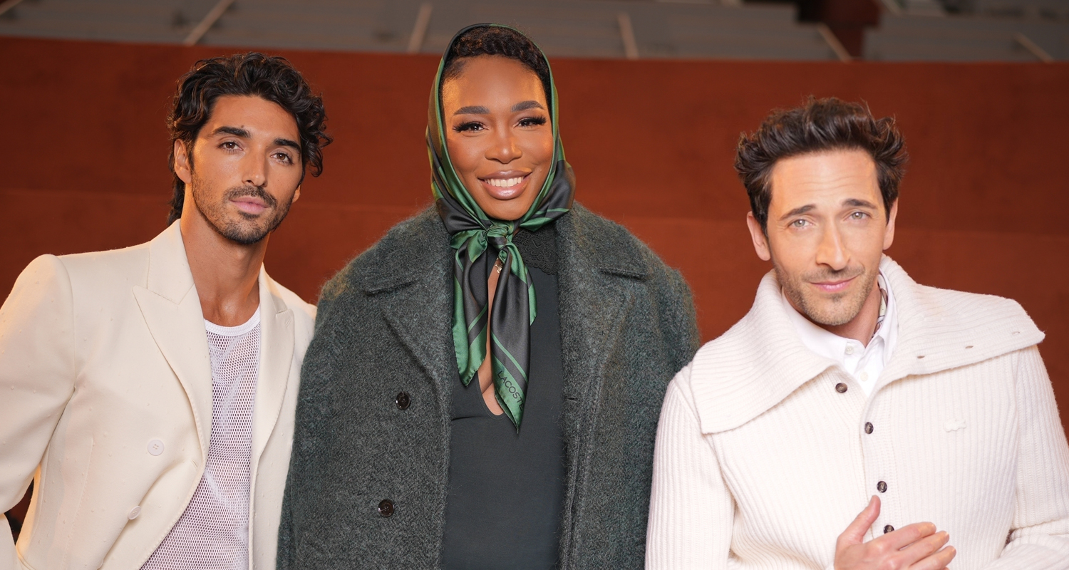 Adrien Brody Joins Taylor Zakhar Perez & Venus Williams at Lacoste ...