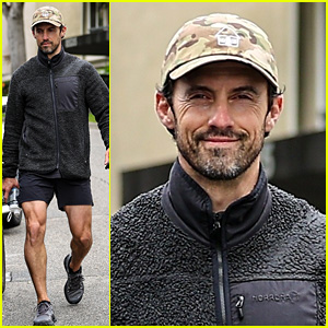 New Dad Milo Ventimiglia Bares Fit Legs in Short Shorts After a Workout ...