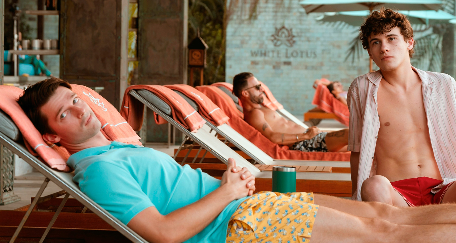 The White Lotus’ Patrick Schwarzenegger & Sam Nivola Reveal What It Was Like Filming Episode 6 ...