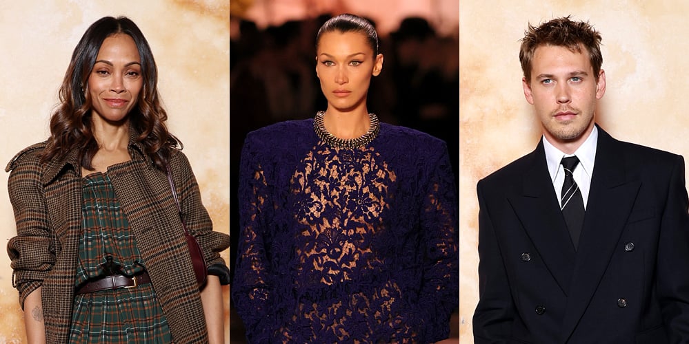 Oscar Winner Zoe Saldana, Austin Butler, & More Watch Bella Hadid’s ...