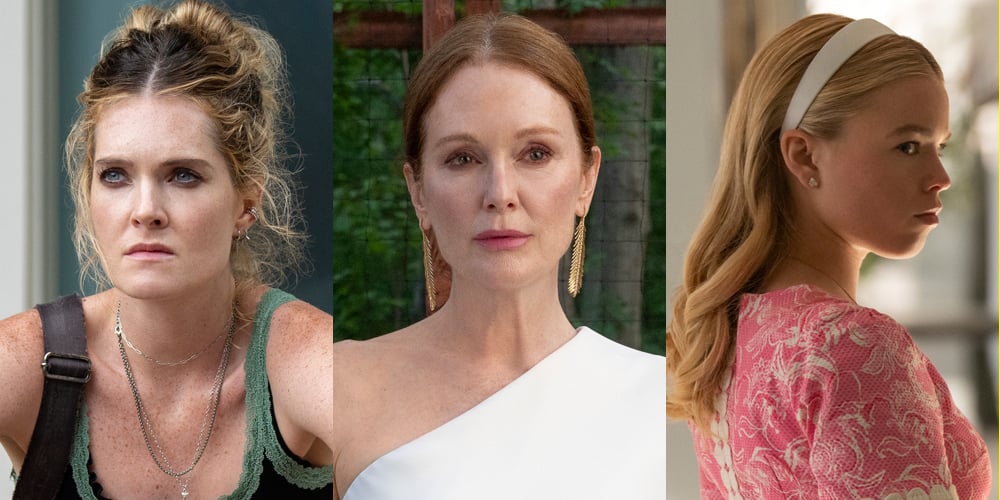 ‘Sirens’ on Netflix: First Look at Julianne Moore, Meghann Fahy, & Milly Alcock in the Dark ...