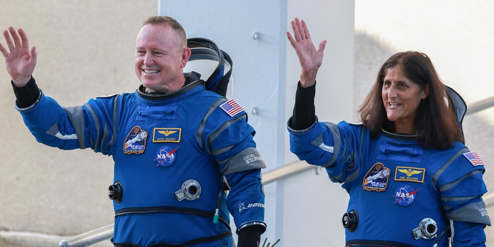 Stranded NASA Astronauts Returning to Earth After Over 9 Months | Butch Wilmore, NASA, Suni ...