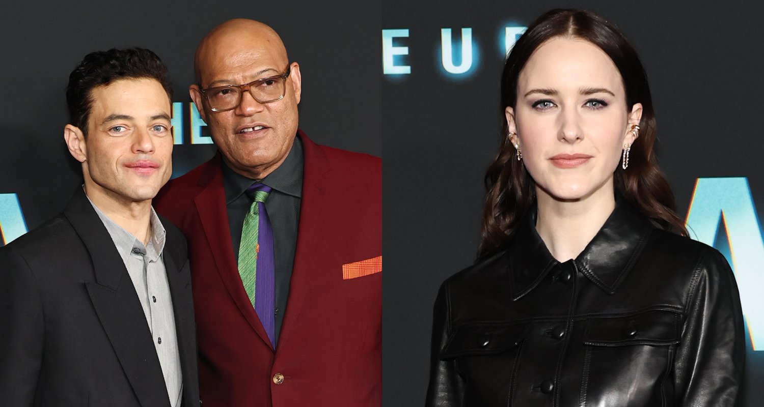 Rami Malek, Laurence Fishburne, & Rachel Brosnahan Step Out for ‘The ...