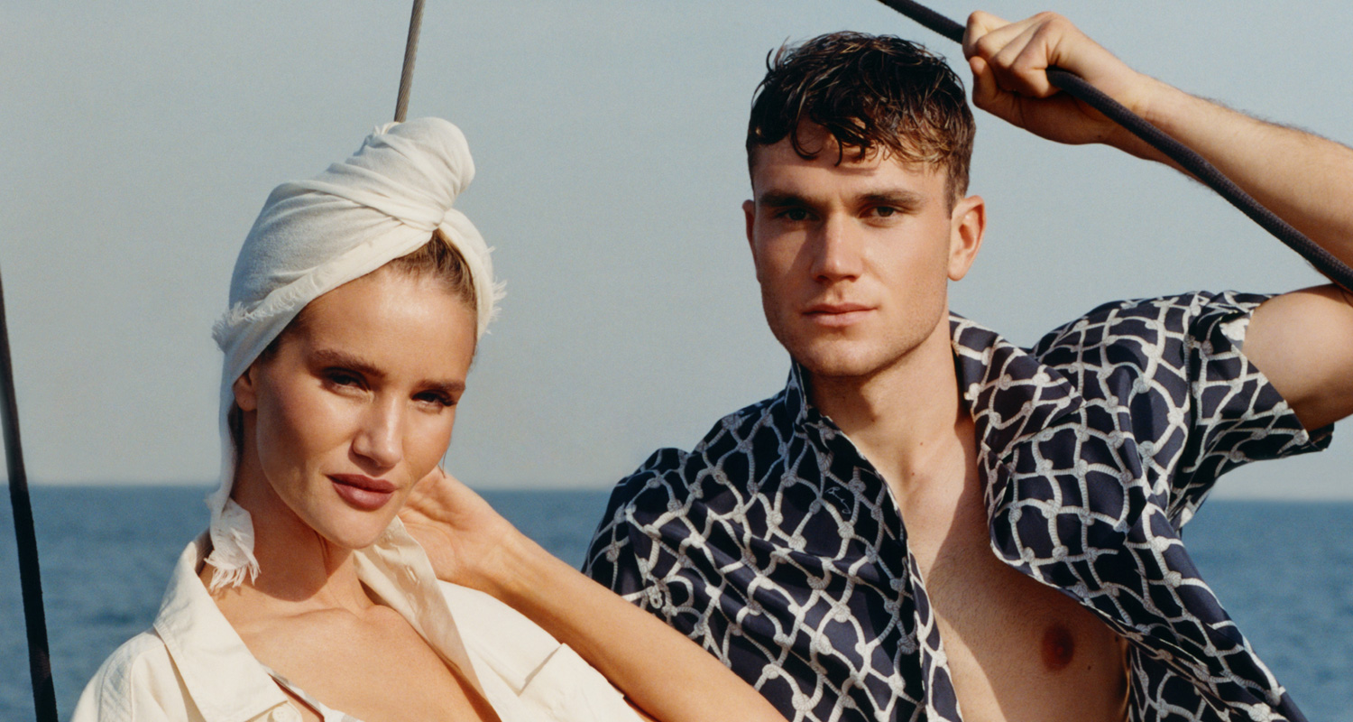 Jack Draper and Rosie Huntington-Whiteley Set Sail in Burberry’s Dreamy High Summer Campaign ...