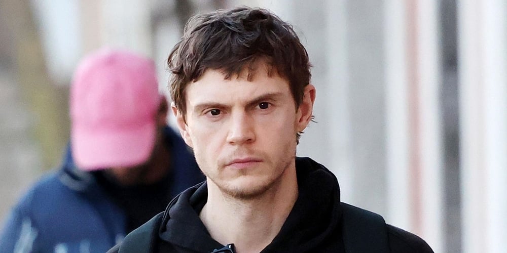 Evan Peters Looks Disheveled Filming a Violent Scene for ‘The Beauty ...