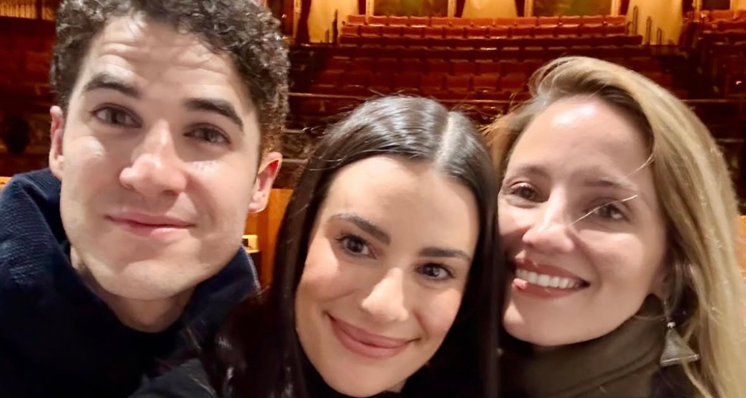 Lea Michele Reunites with Dianna Agron at Darren Criss’ Broadway Show ...