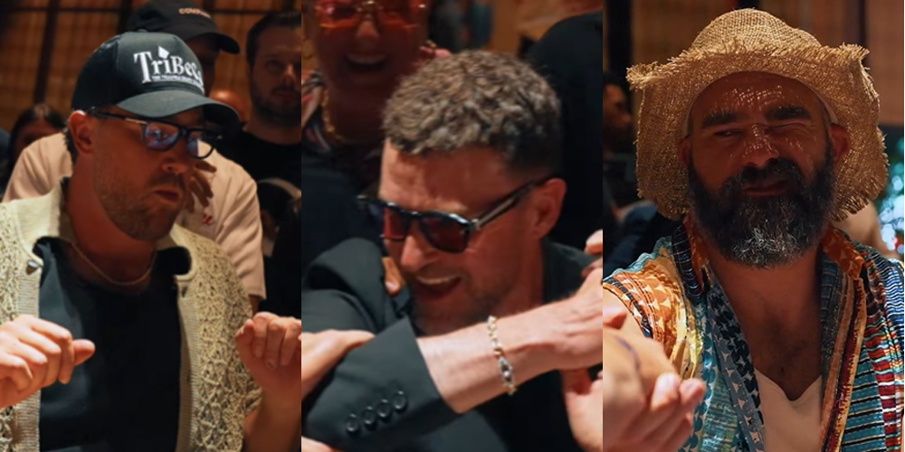 Travis & Jason Kelce Enjoy a Boys Weekend With Justin Timberlake in Las ...