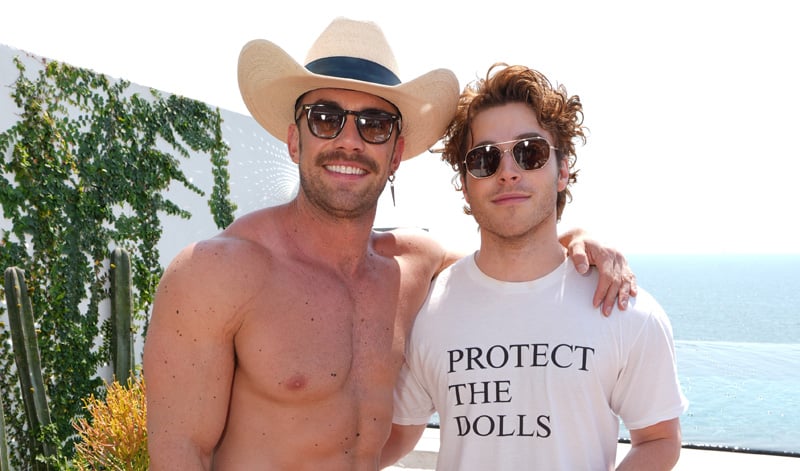 Zane Phillips Goes Shirtless in Mexico with Boyfriend Froy Gutierrez, Bares Buff Body at the ...