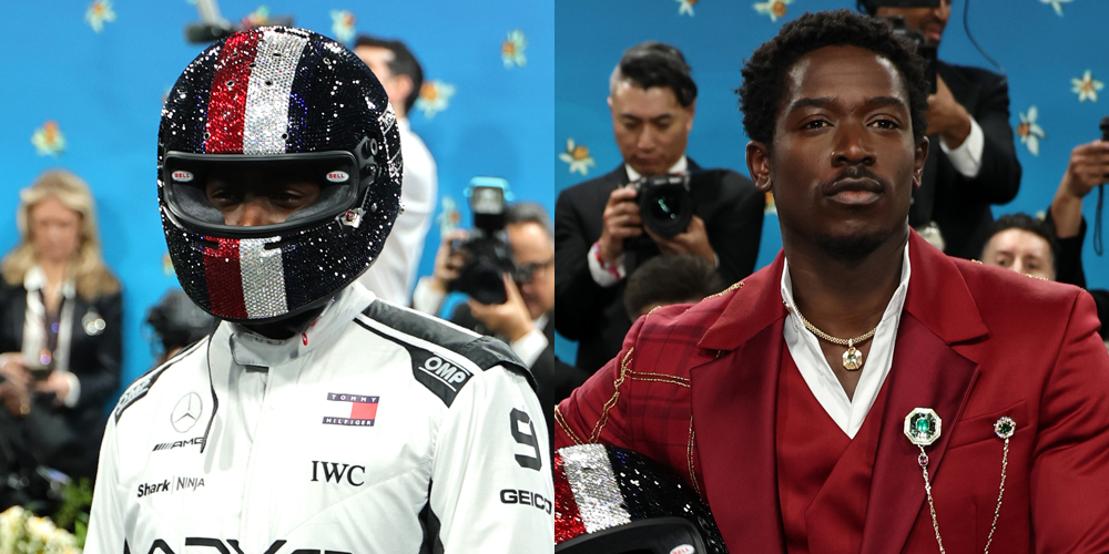 Damson Idris Rips Off ‘F1′ Movie Racing Suit to Reveal Red Look at Met ...