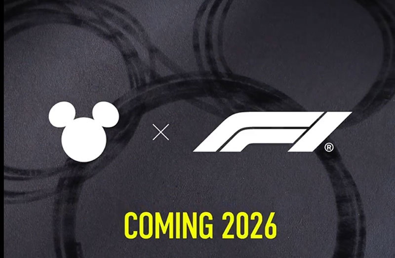 Disney & F1 Tease New Collaboration in 2026 Featuring Mickey & Friends ...