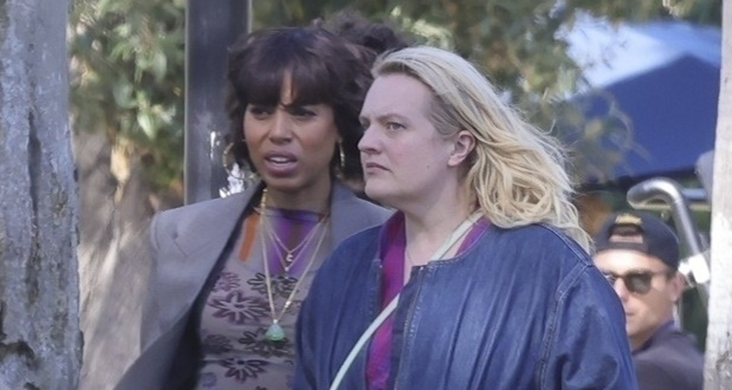 Kerry Washington & Elisabeth Moss Film Scenes for Apple TV+ Thriller ...