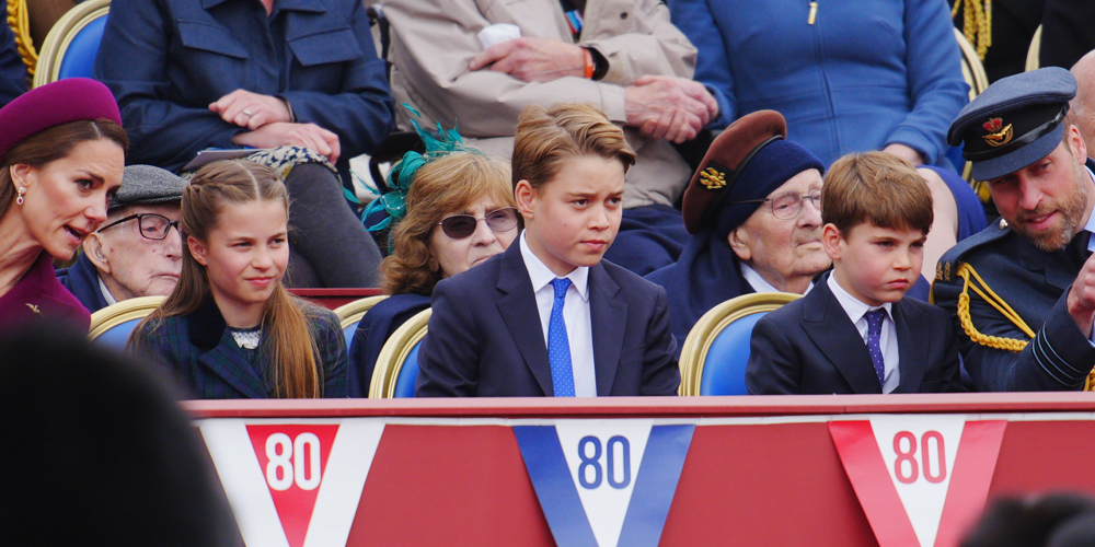Prince George, Princess Charlotte, & Prince Louis Make Rare Appearance ...