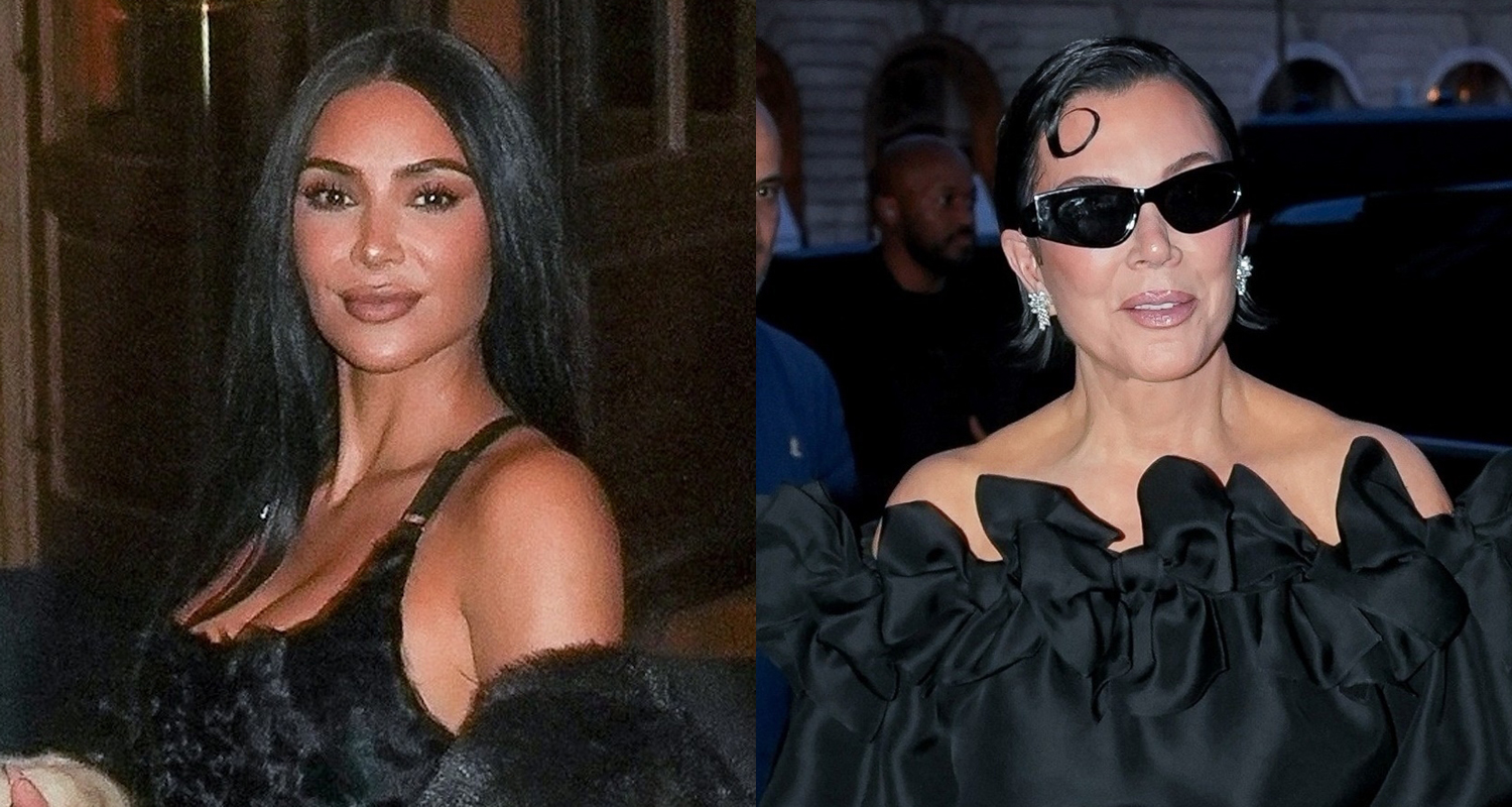 Kim Kardashian & Mom Kris Jenner Hit the Town for Dinner in Paris | Kim ...