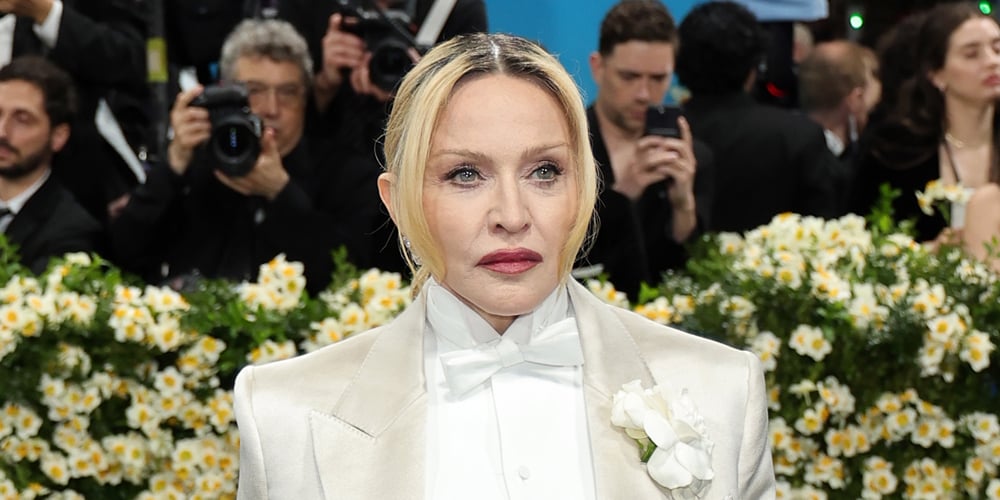 Madonna Suits Up With a Cigar for the Met Gala 2025 Red Carpet | 2025 Met Gala, Haider Ackermann ...