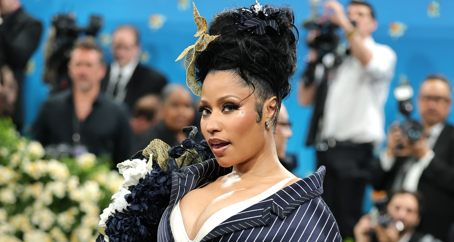 Nicki Minaj is a Beauty in Thom Browne at Met Gala 2025 | 2025 Met Gala, Met Gala, Nicki Minaj ...