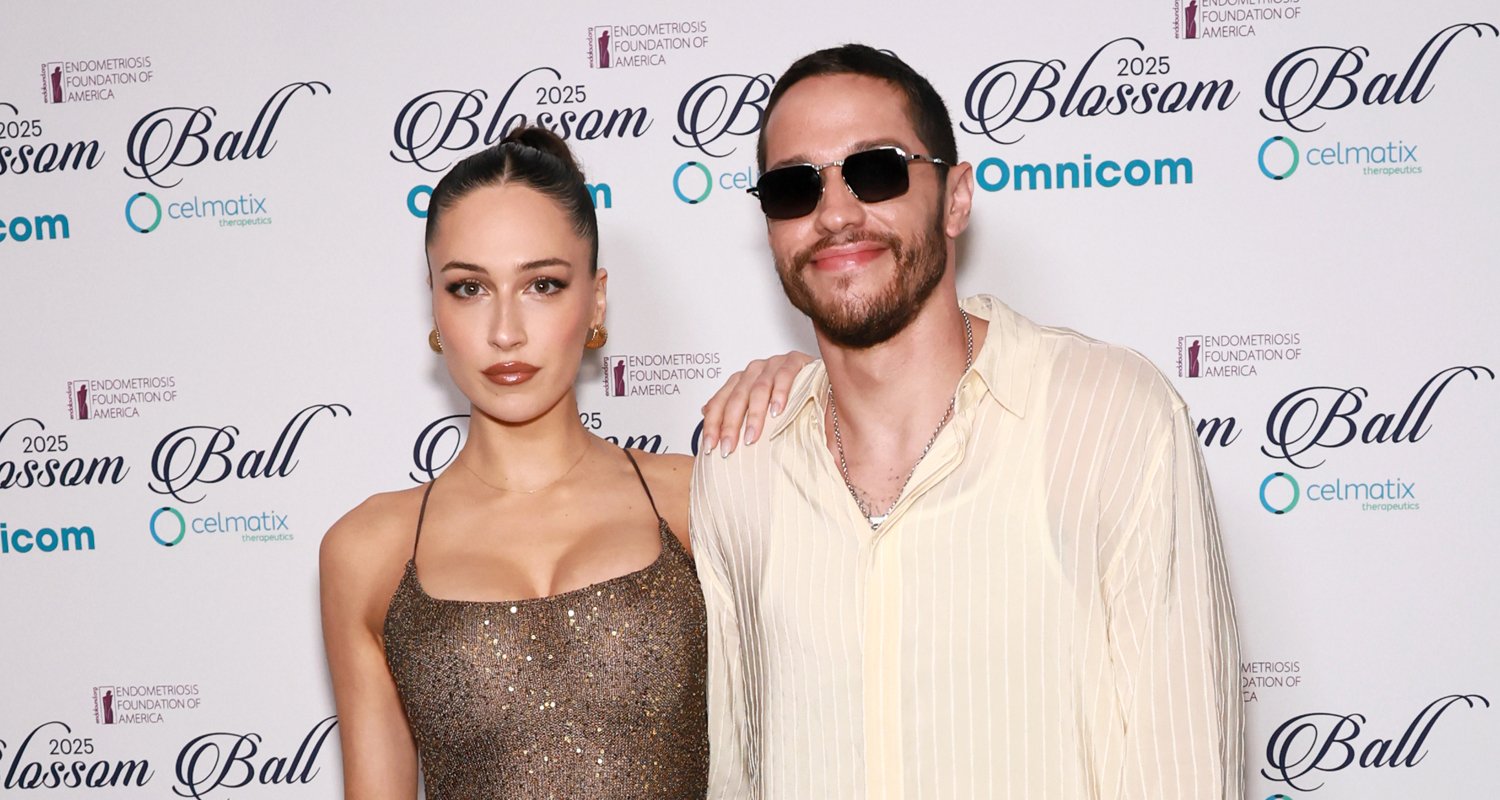 Pete Davidson & Girlfriend Elsie Hewitt Make Red Carpet Debut at Blossom Ball 2025! | Elsie ...