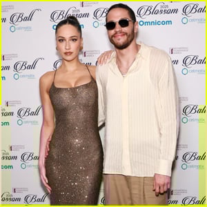 Pete Davidson & Girlfriend Elsie Hewitt Make Red Carpet Debut at Blossom Ball 2025! | Elsie ...