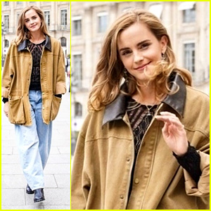 Emma Watson Spotted Heading Out for Friday Night in Paris Wearing a ...