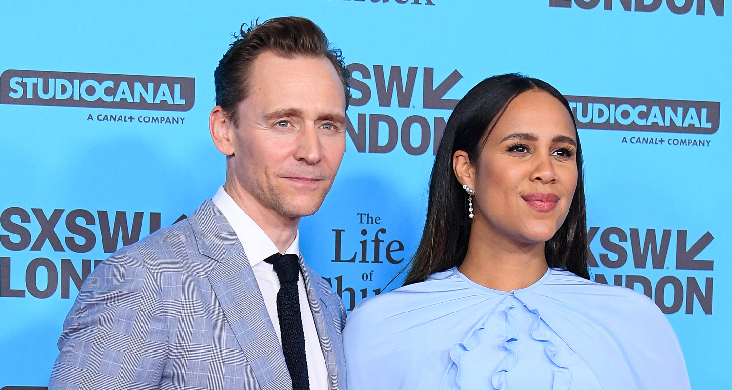 Tom Hiddleston Gets Support from Pregnant Fiancée Zawe Ashton at Premiere of ‘The Life of Chuck ...