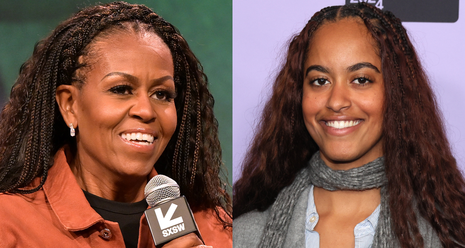 Michelle Obama Breaks Her Silence on Daughter Malia Dropping Last Name ...