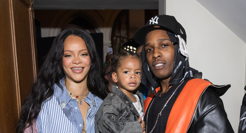 Rihanna & A$AP Rocky Bring Their Son Riot to His AWGE Fashion Show in ...