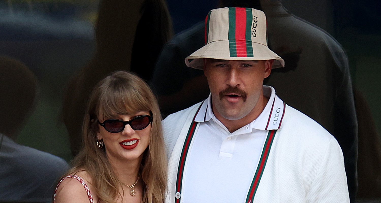 Taylor Swift & Travis Kelce Hold Hands on Date Night in Palm Beach ...