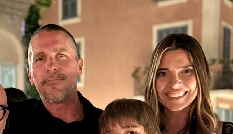 Christian Bale Makes Rare Appearance with Wife Sibi & Their Two Kids at ...