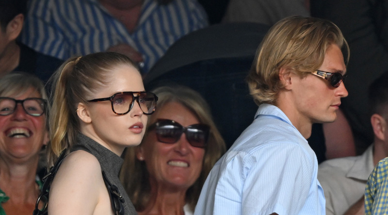 ‘Willow’ Actress Ellie Bamber Cuddles Up to Oliver Overgaard at ...