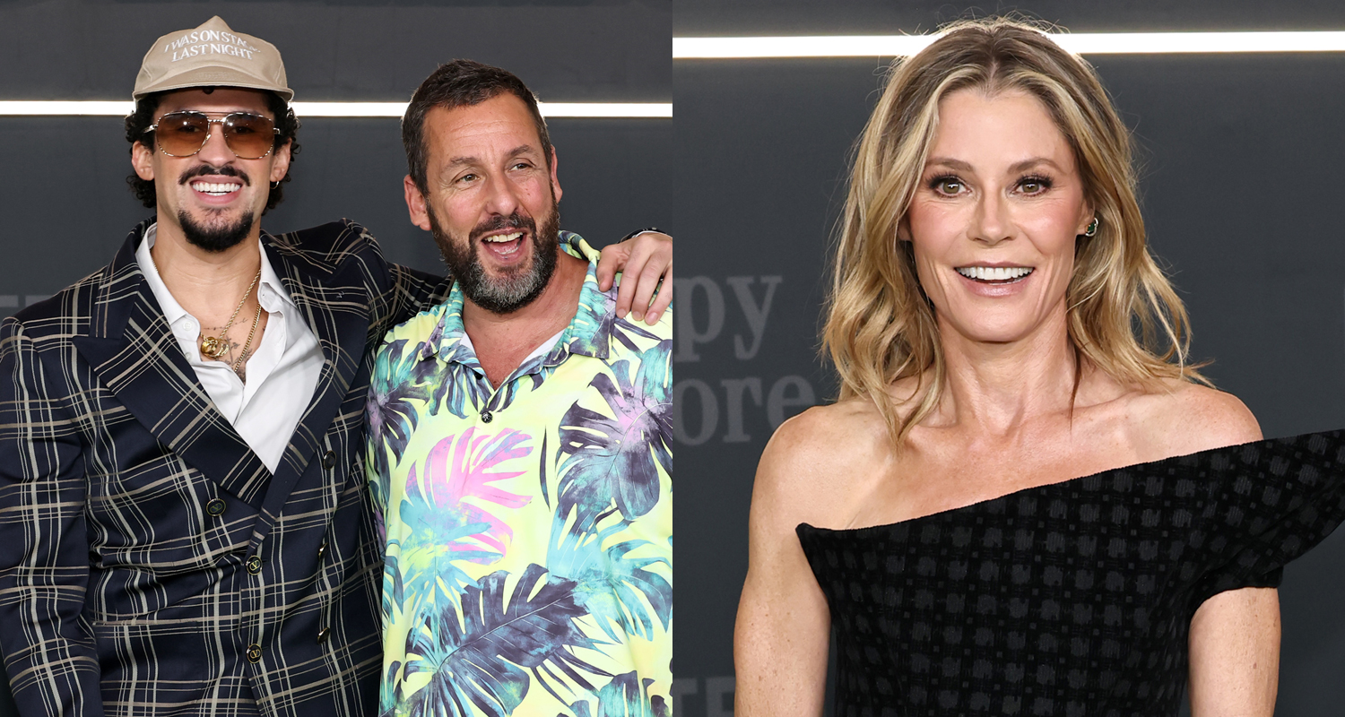 Adam Sandler, Bad Bunny, Julie Bowen, & More Attend ‘Happy Gilmore 2 ...