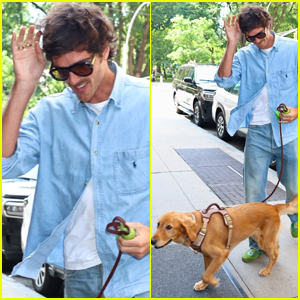 Jacob Elordi Takes Beloved Dog Layla for Walk in NYC | Jacob Elordi ...