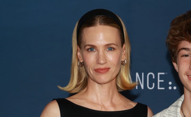 January Jones Makes Rare Appearance with Son Xander, 13, at Oceana’s SeaChange Summer Party ...