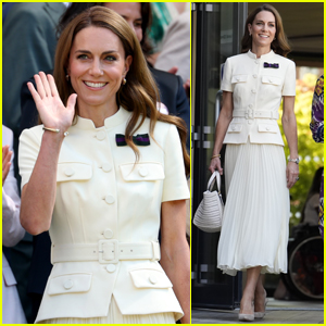 Kate Middleton Receives Standing Ovation as She Arrives at Wimbledon ...