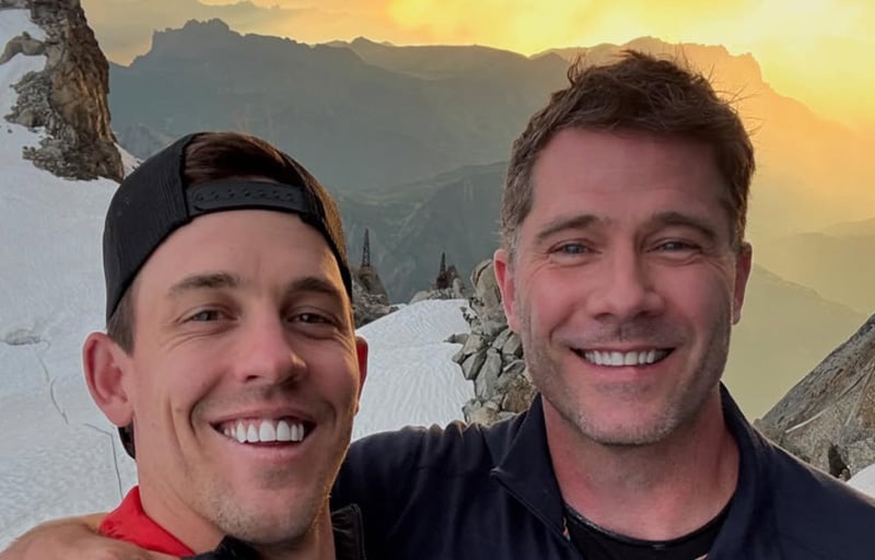 Hallmark Hunk Luke Macfarlane Just Climbed the Highest Mountain in ...
